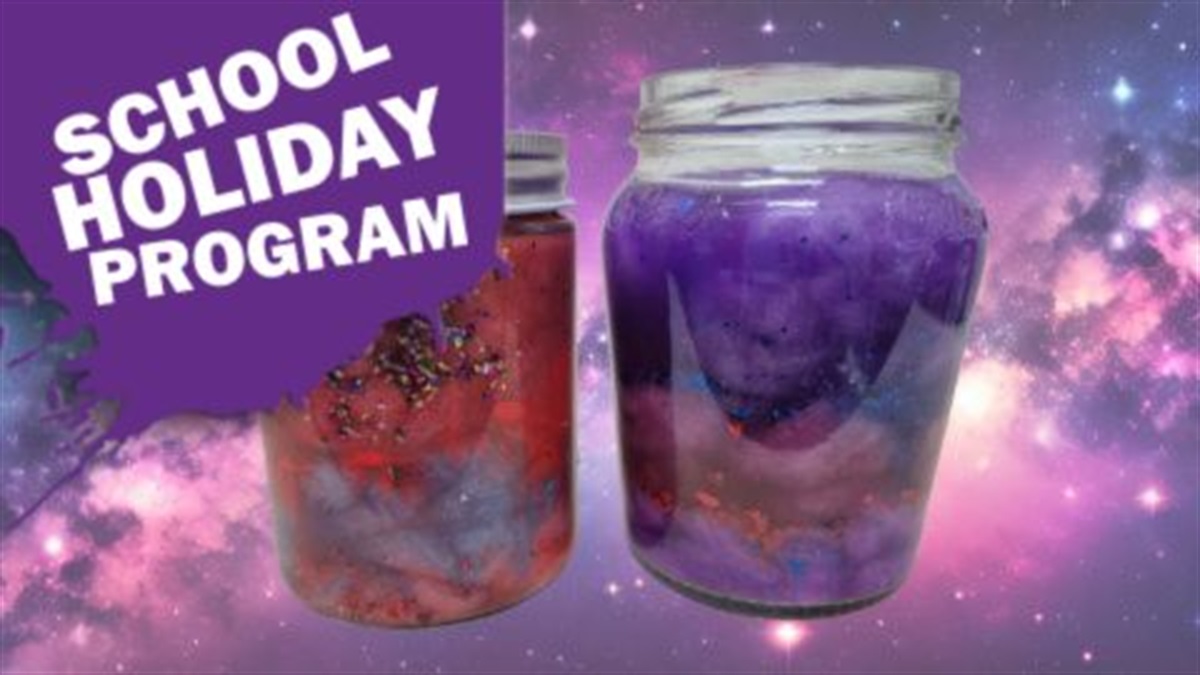 Make a galaxy jar - Moreton Bay Libraries
